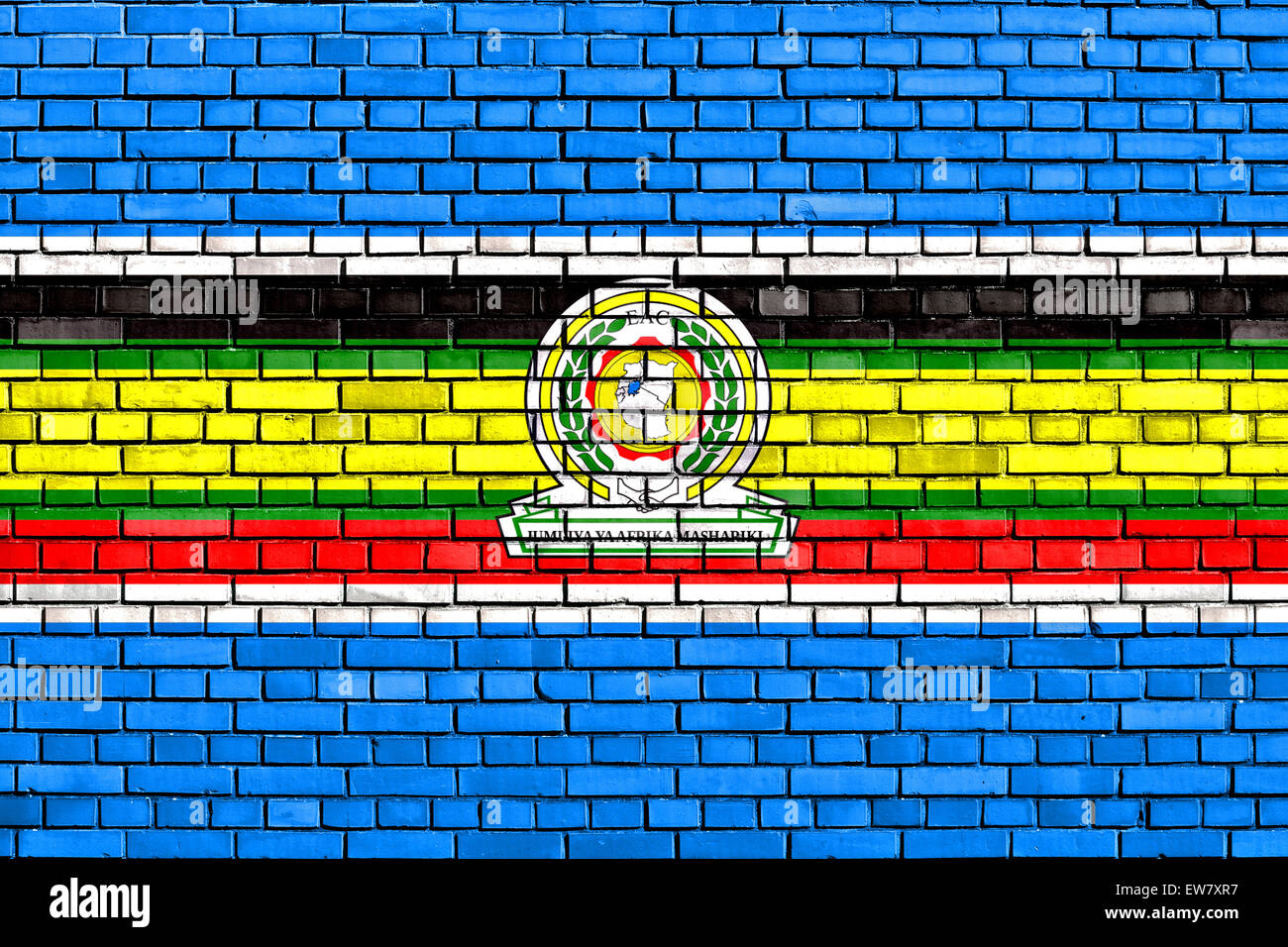 East african community flag hi-res stock photography and images - Alamy