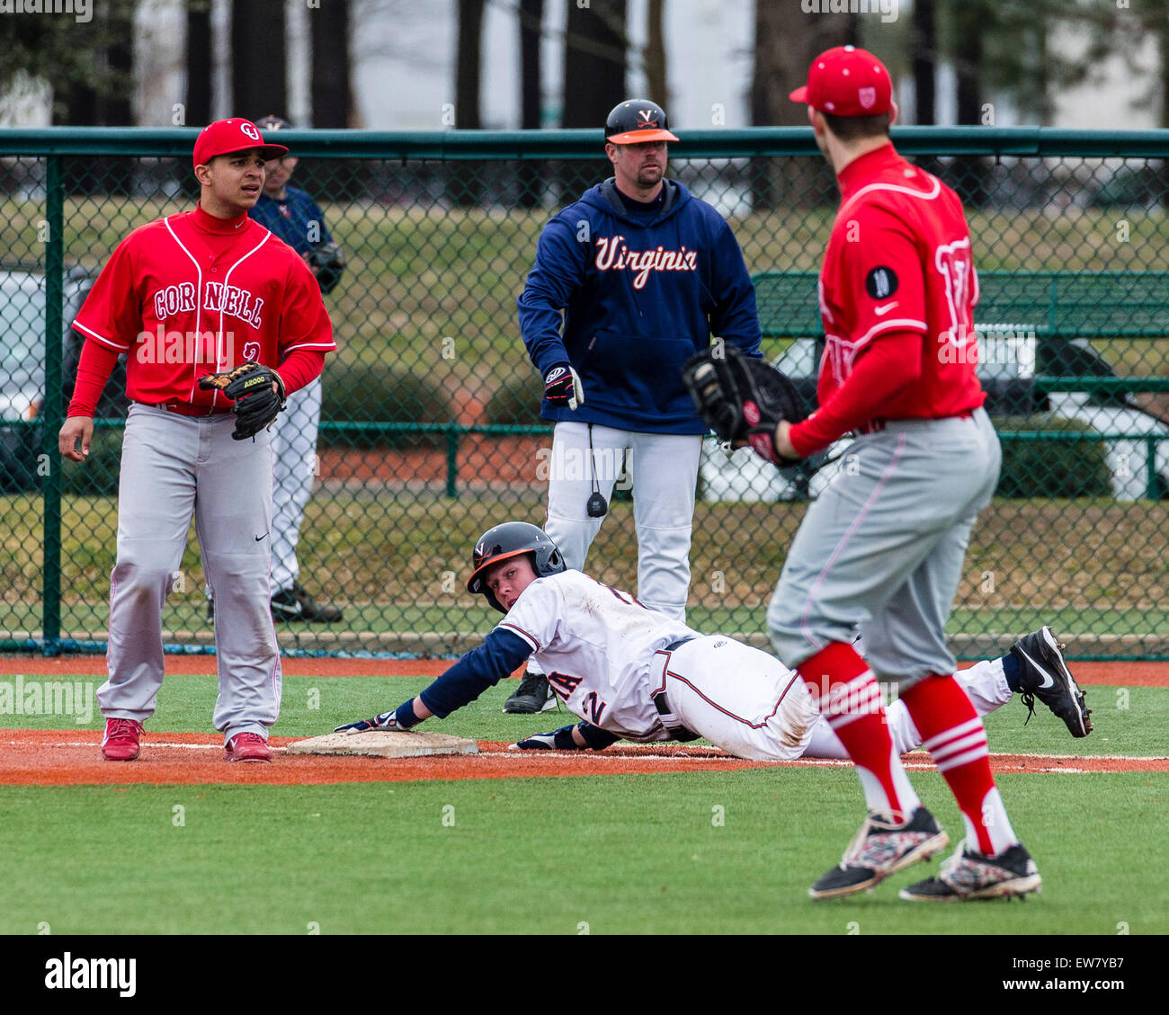 Myrtle Beach, S.C., USA. 1st Mar, 2015. Virginia infielder Charlie Cody ...