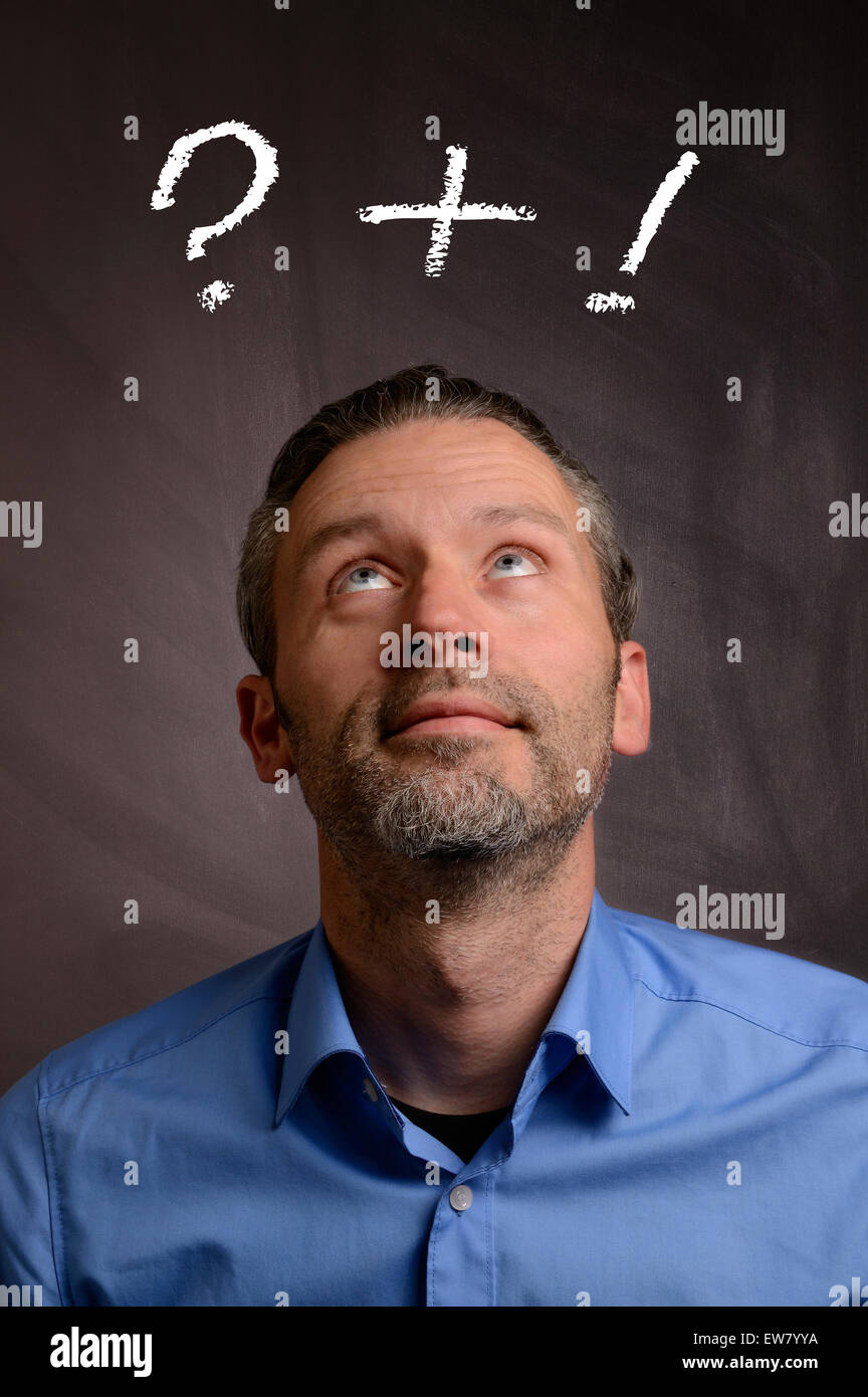 Thinking question mark hi-res stock photography and images - Alamy