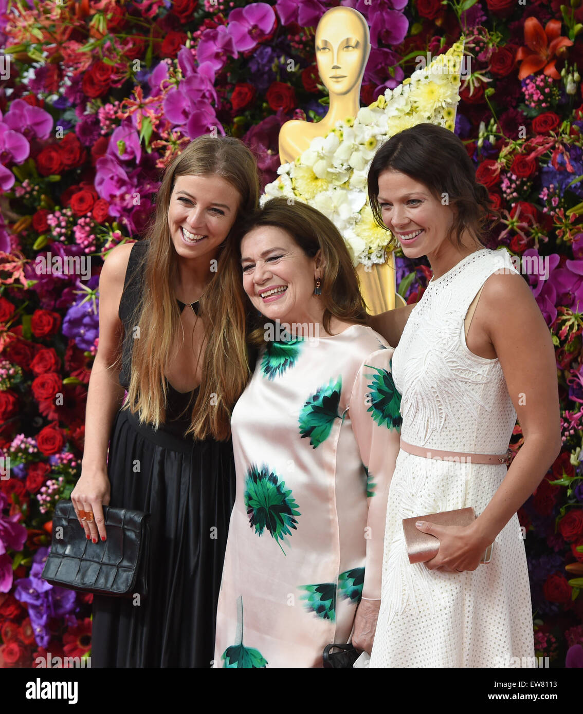 Berlin, Germany. 19th June, 2015. Actresses Nina Eichinger (l-r ...