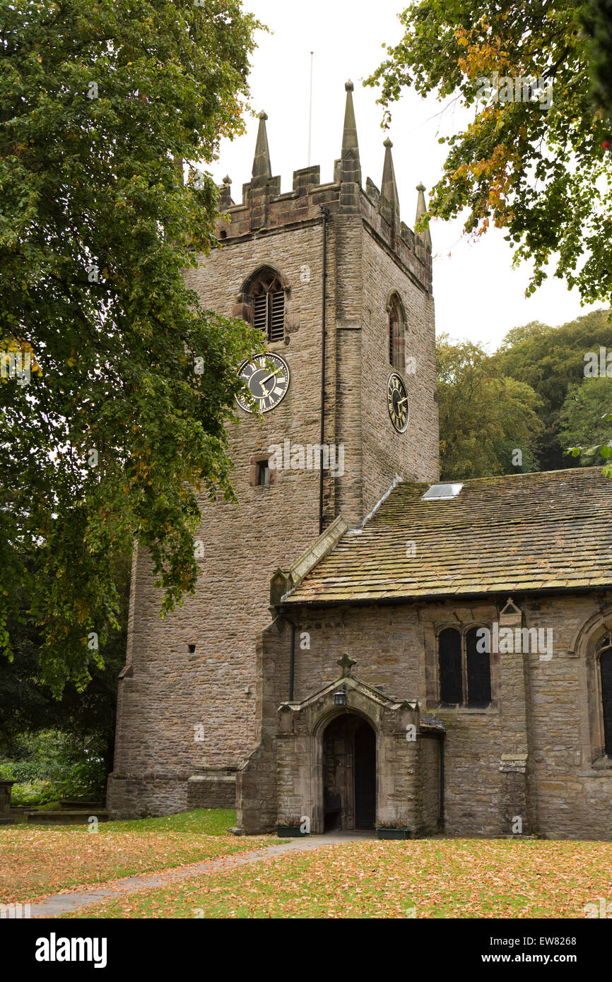 UK, England, Cheshire, Pott Shrigley, St Christopher’s parish church ...