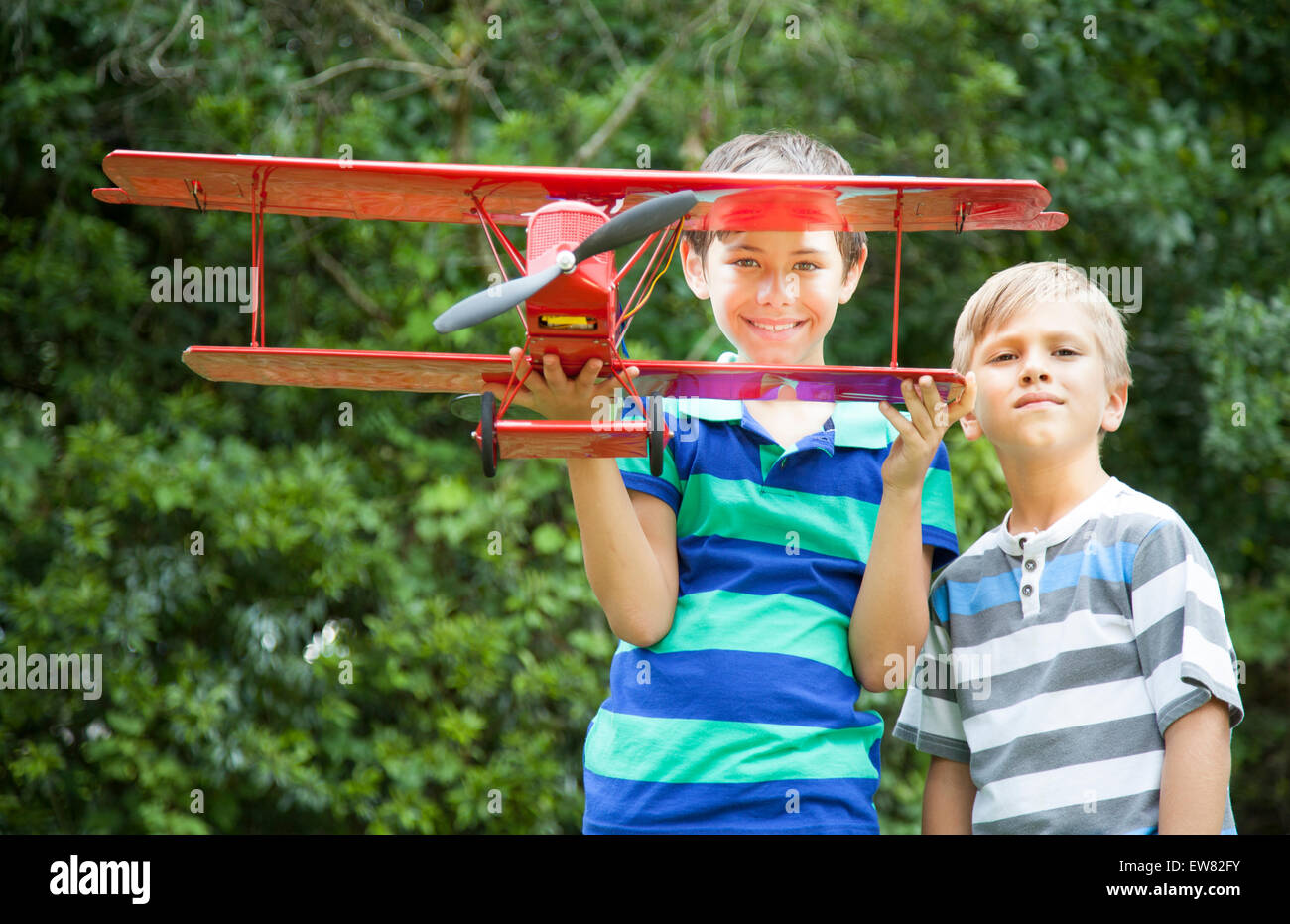 Children model airplane hi-res stock photography and images - Alamy