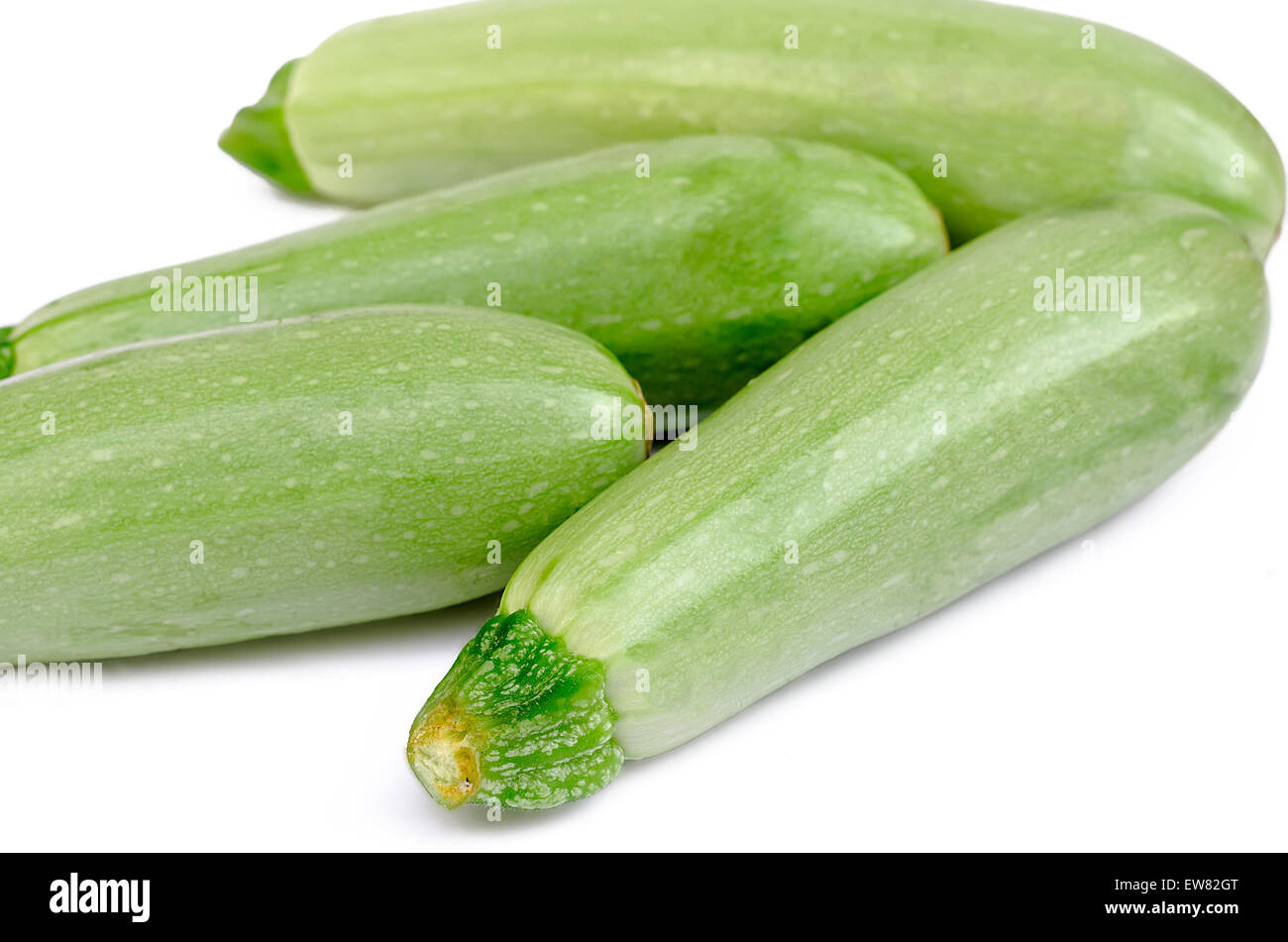 vegetable marrows on a white background Stock Photo - Alamy