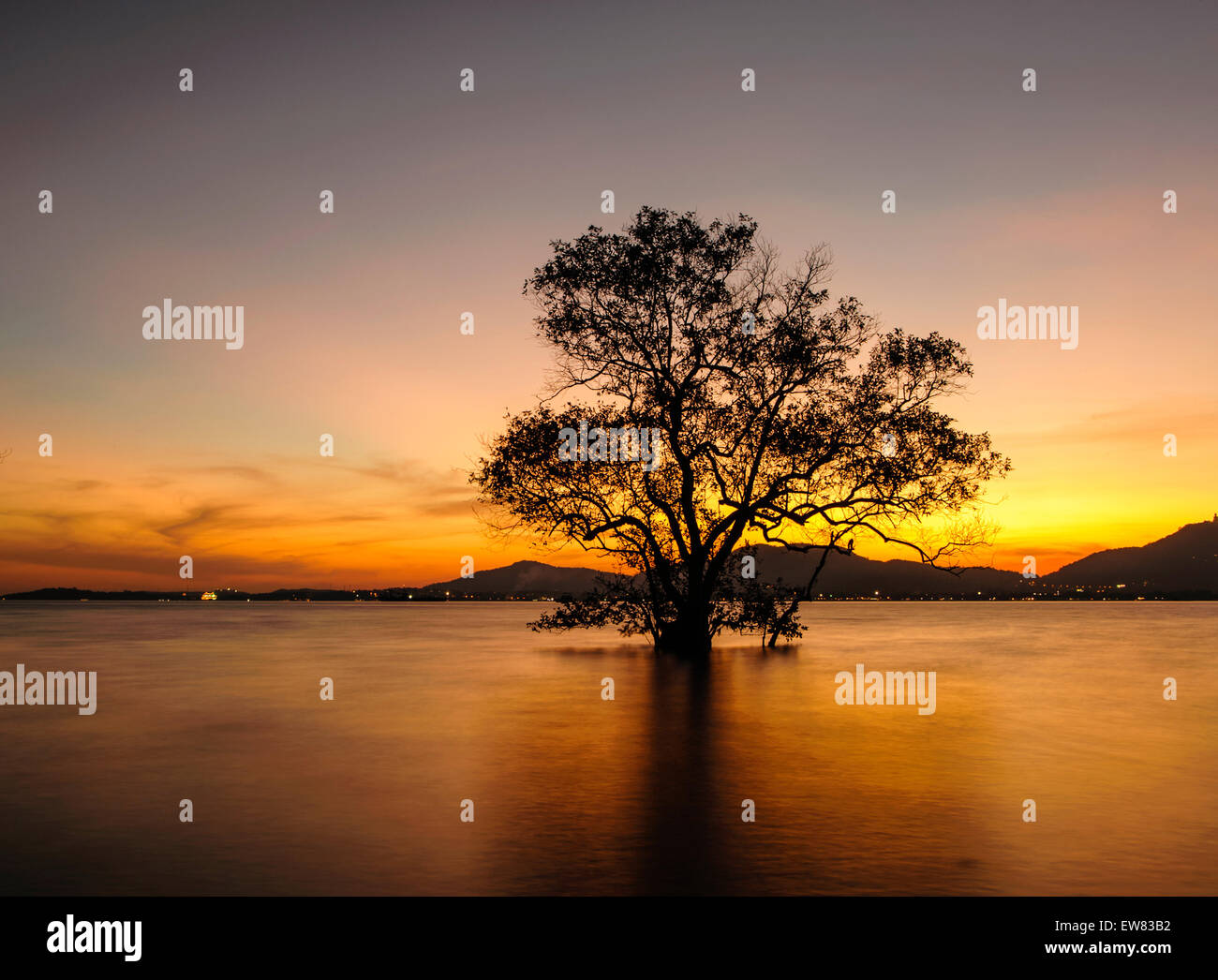 Seascape During Sunset, Beautiful Natural Seascape, Klong Mudong Beach ...