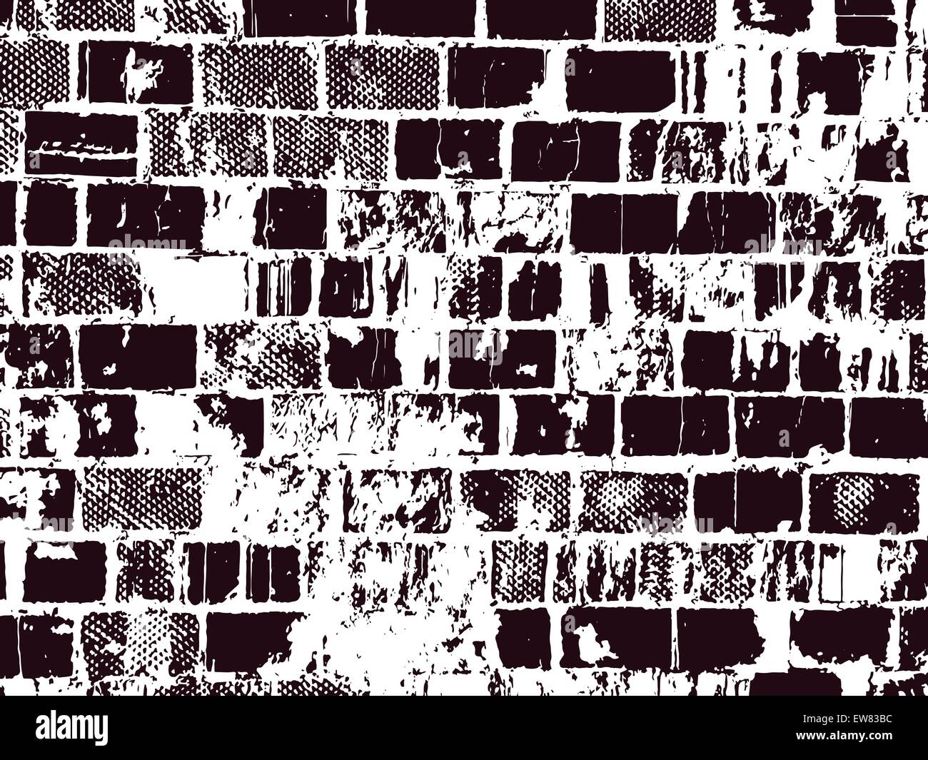 Old grunge bricks Stock Vector Images - Alamy