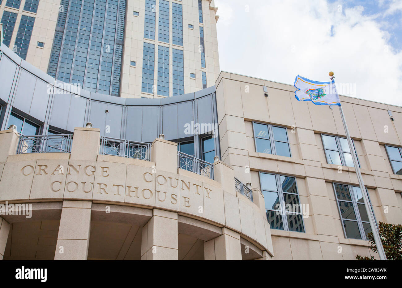 Orange County Courthouse building in downtown Orlando Florida Stock ...