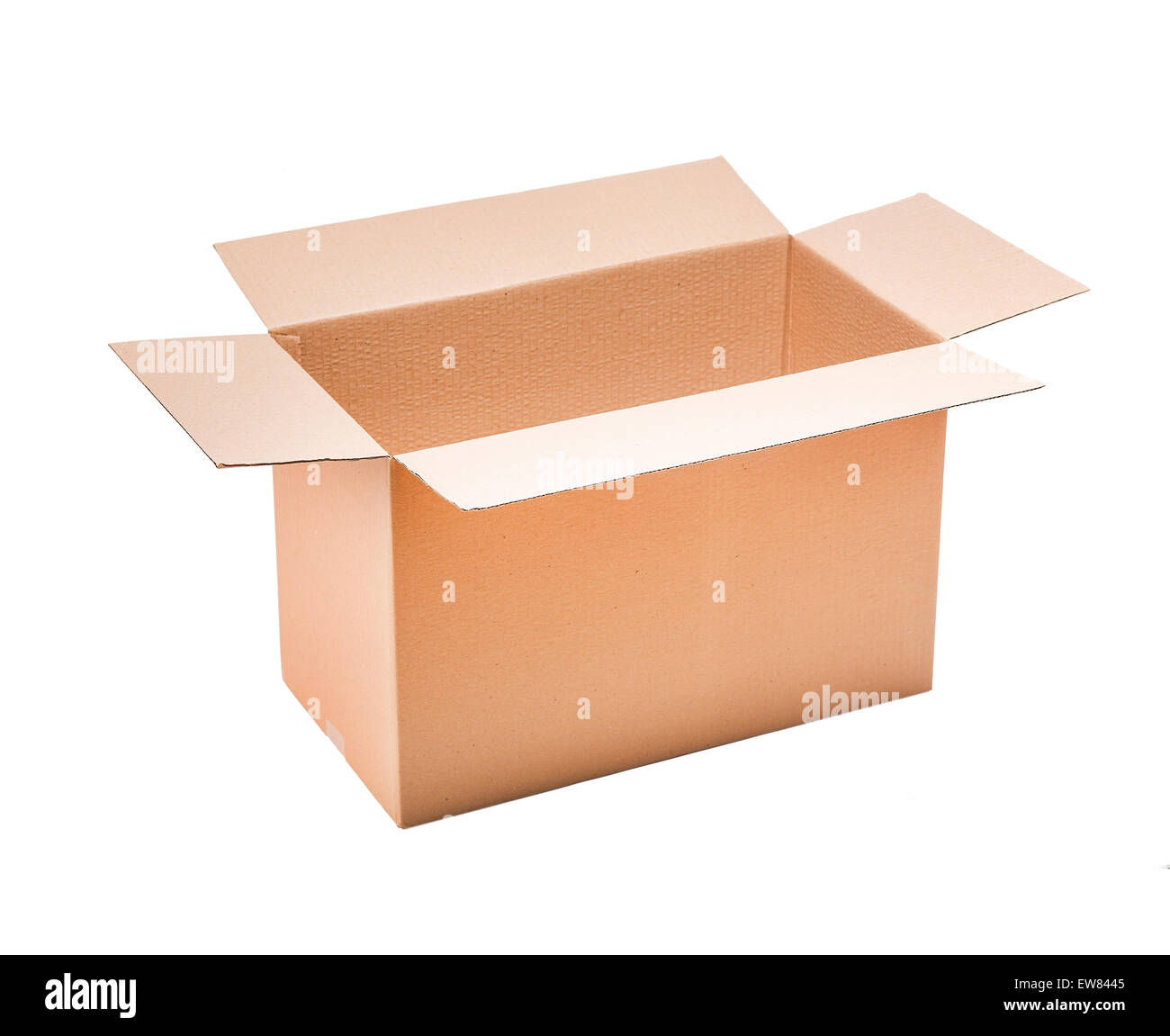 Opened cardboard box Stock Photo - Alamy