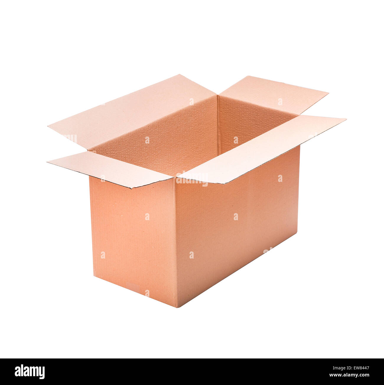 Opened cardboard box Stock Photo - Alamy