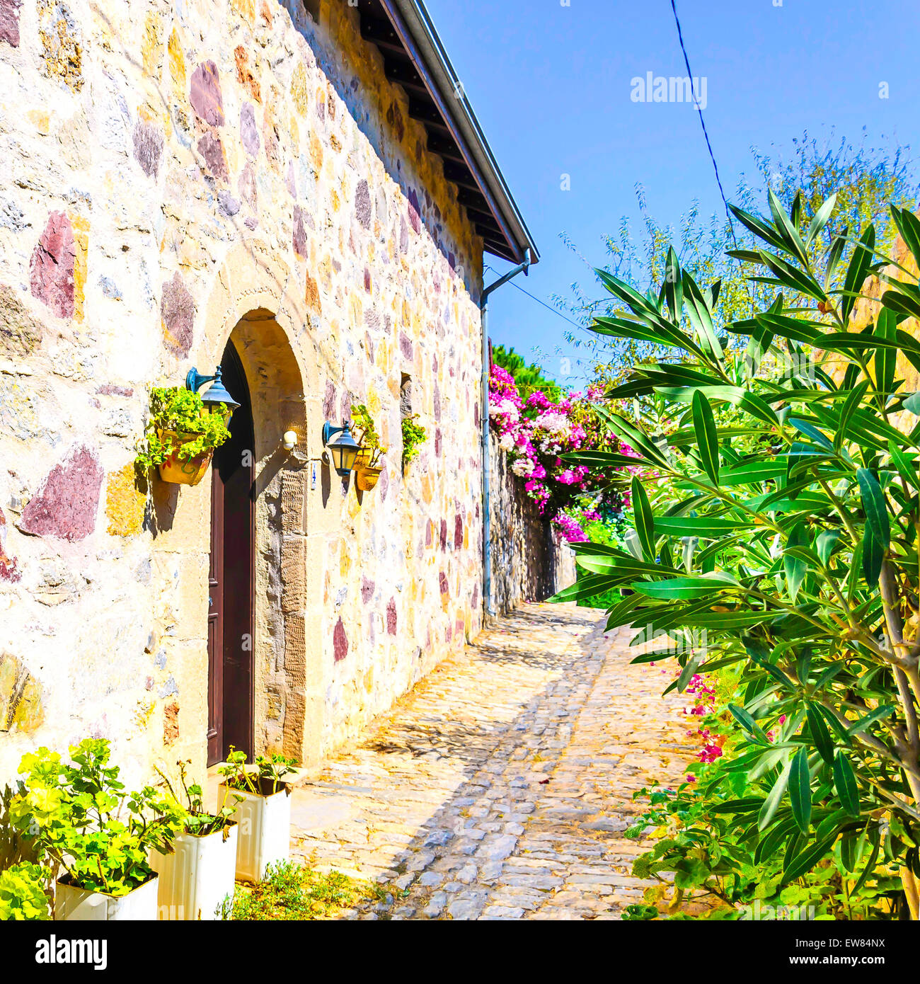 Old Datca with beautiful old stone houses, holiday and permanent ...