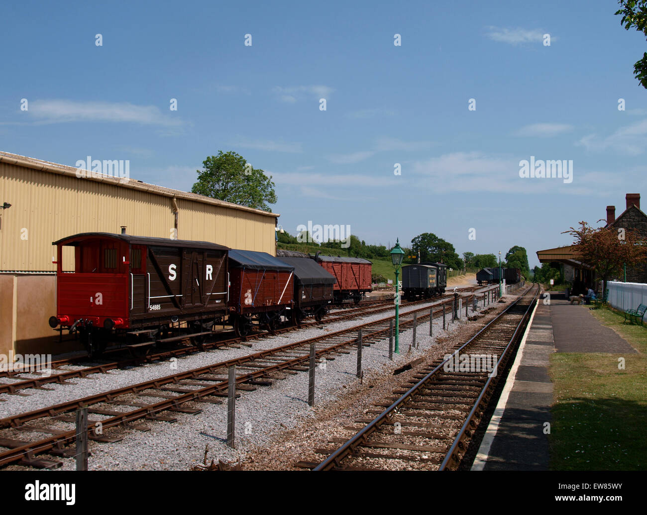 Rail wagons hi-res stock photography and images - Alamy