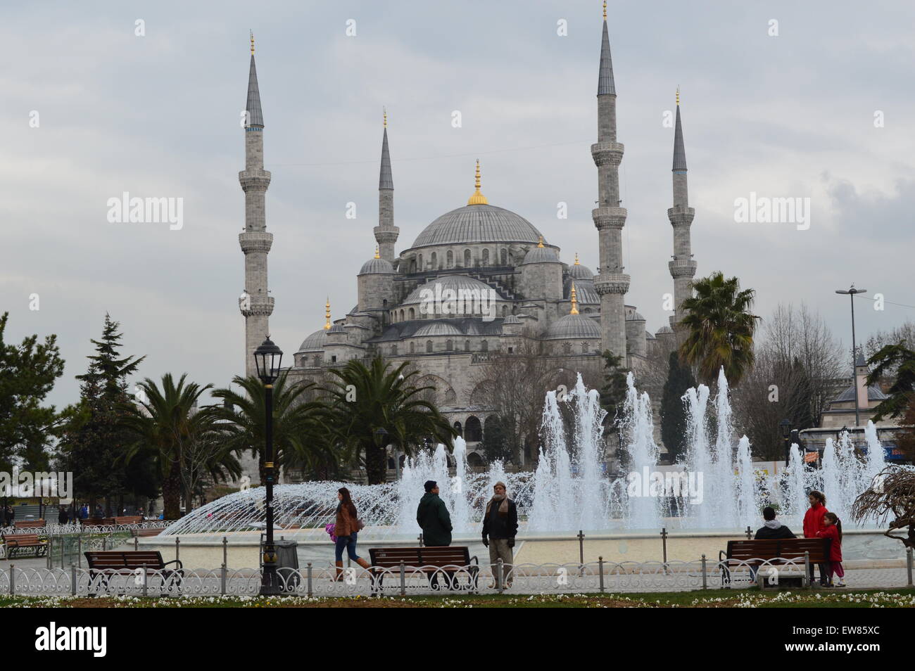 Beautiful Blue Mosque Stock Photo - Alamy
