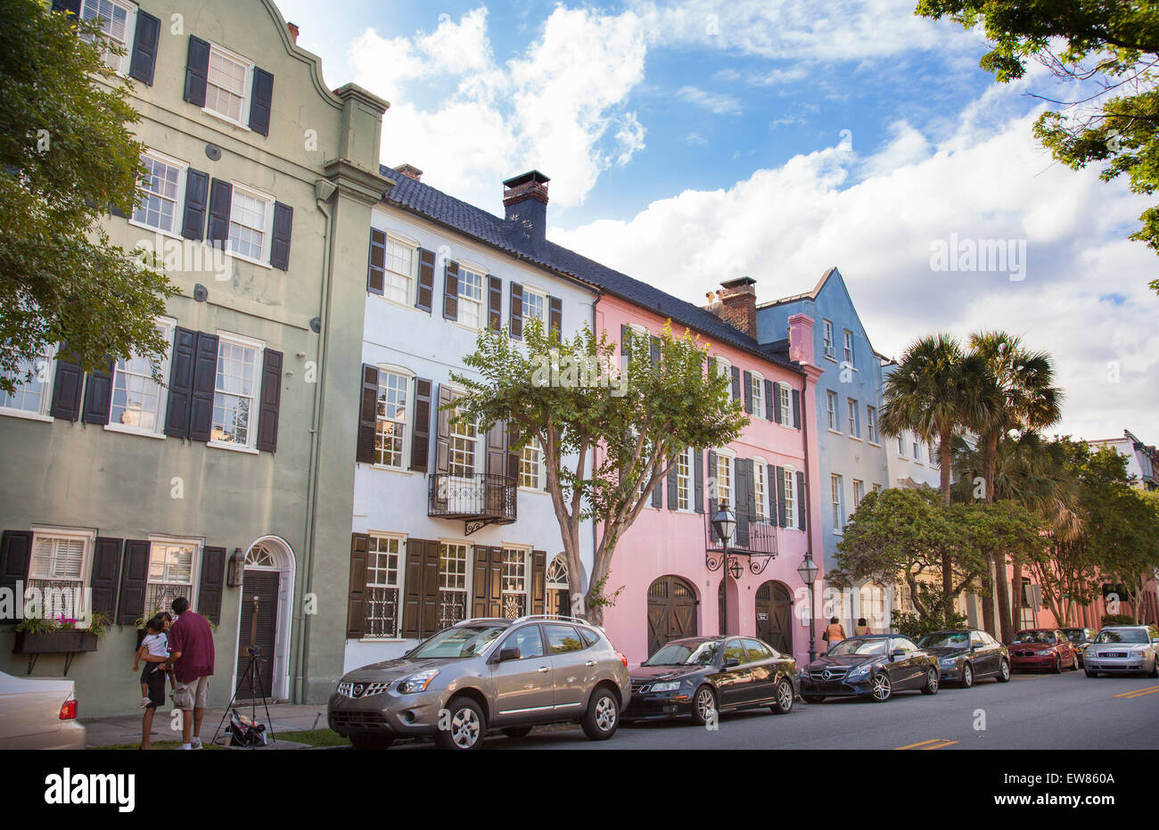 Rainbow row charleston south carolina hi-res stock photography and ...
