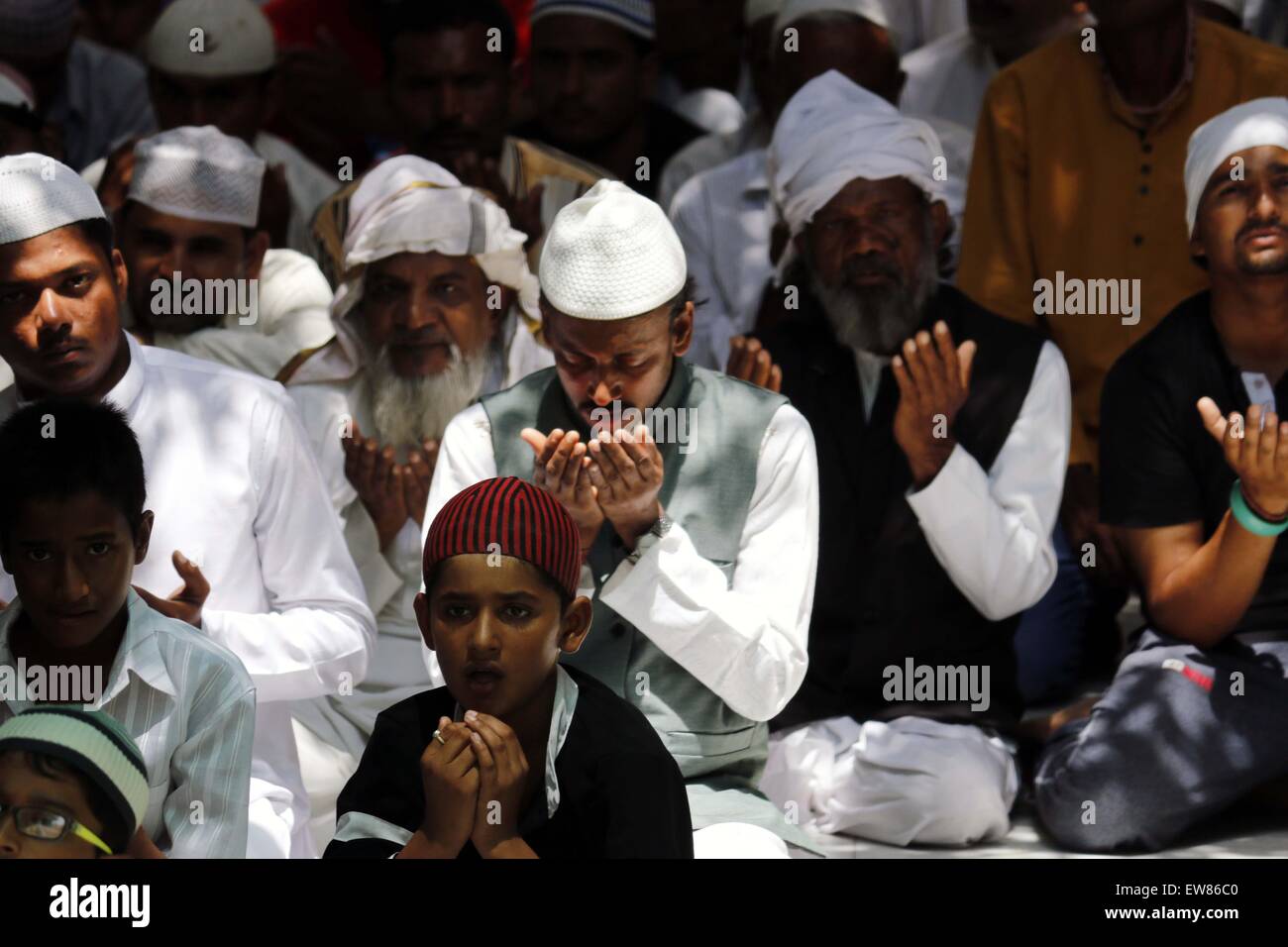 Muslims offer prayers on the occasion of First Friday of Ramadan in ...