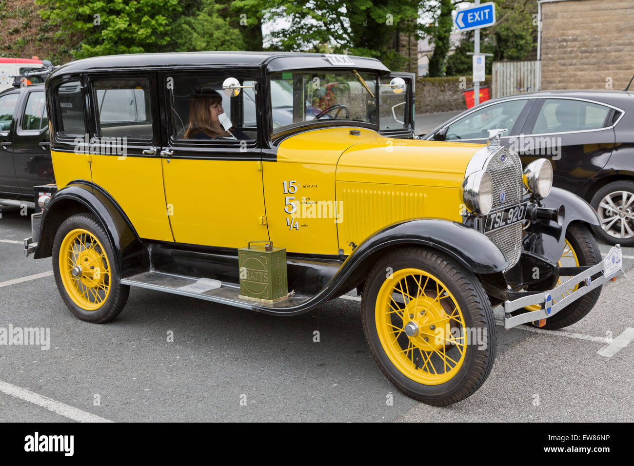MODEL `A` FORD YORKSHIRE DALES RALLY MAY 2015 Stock Photo - Alamy