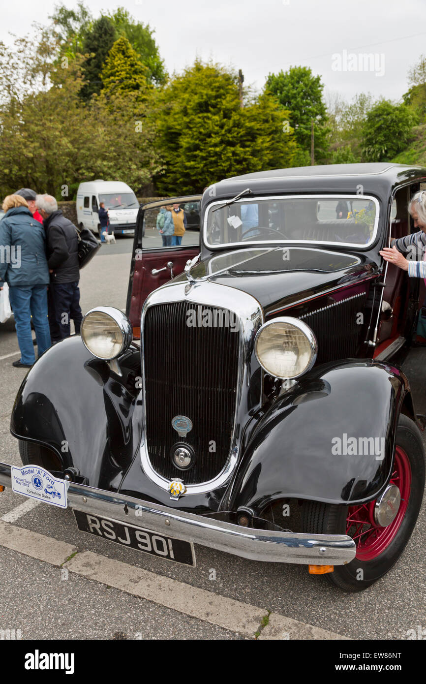 MODEL `A` FORD YORKSHIRE DALES RALLY MAY 2015 Stock Photo - Alamy