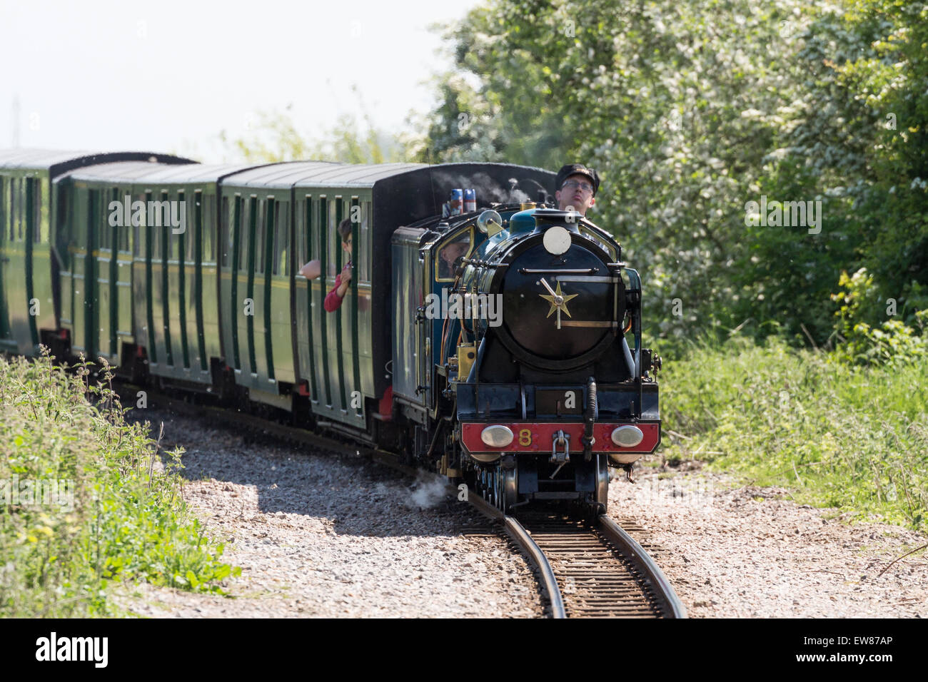 Romney hythe dymchurch train hi-res stock photography and images - Alamy