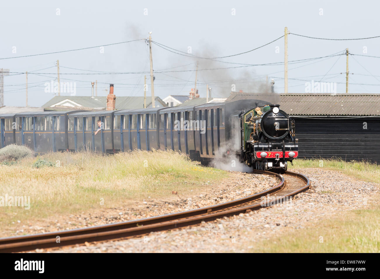 Little blue train hi-res stock photography and images - Alamy