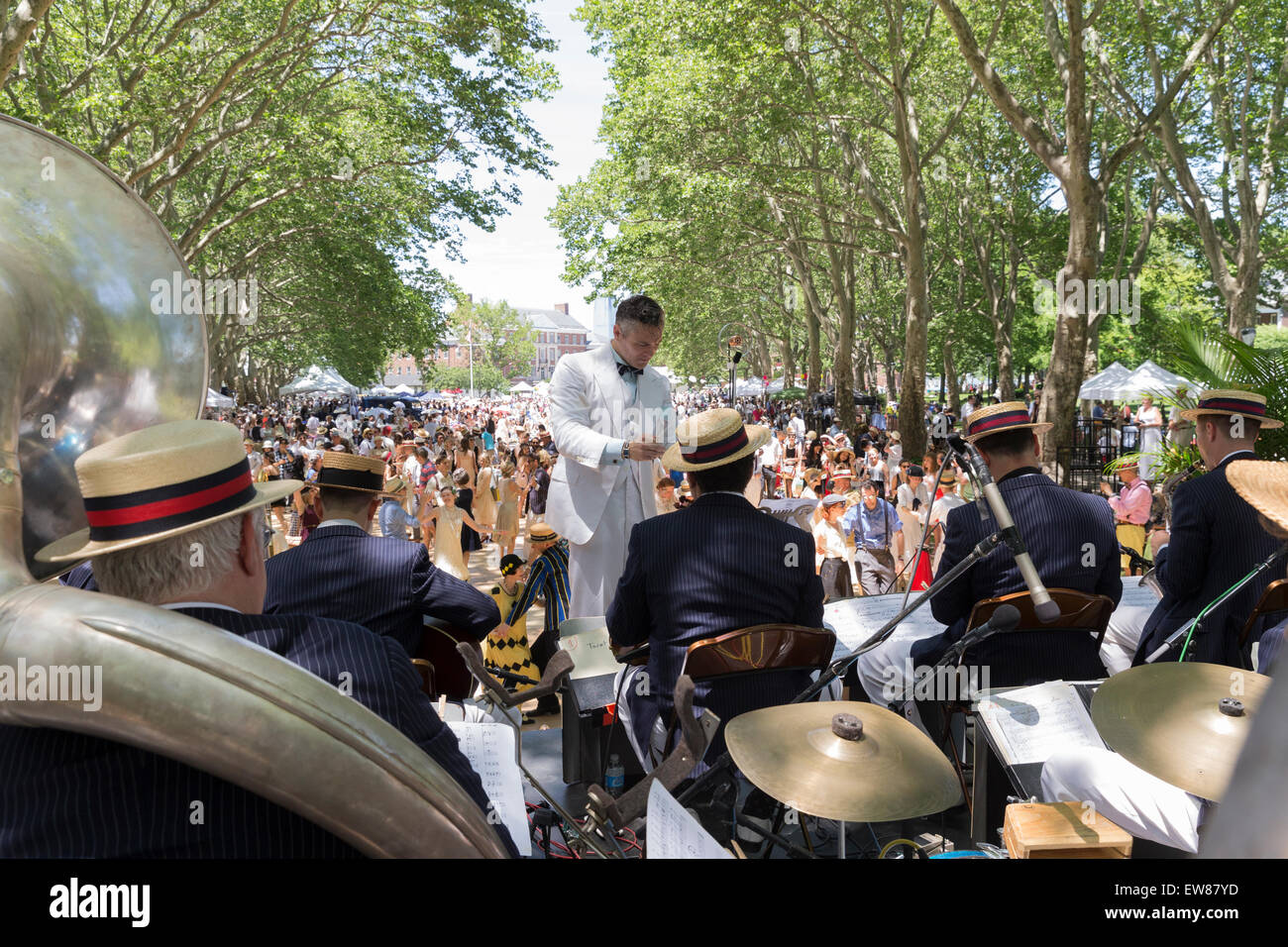 New York, NY - June 14, 2015: Michael Arenella performes at 10th annual ...