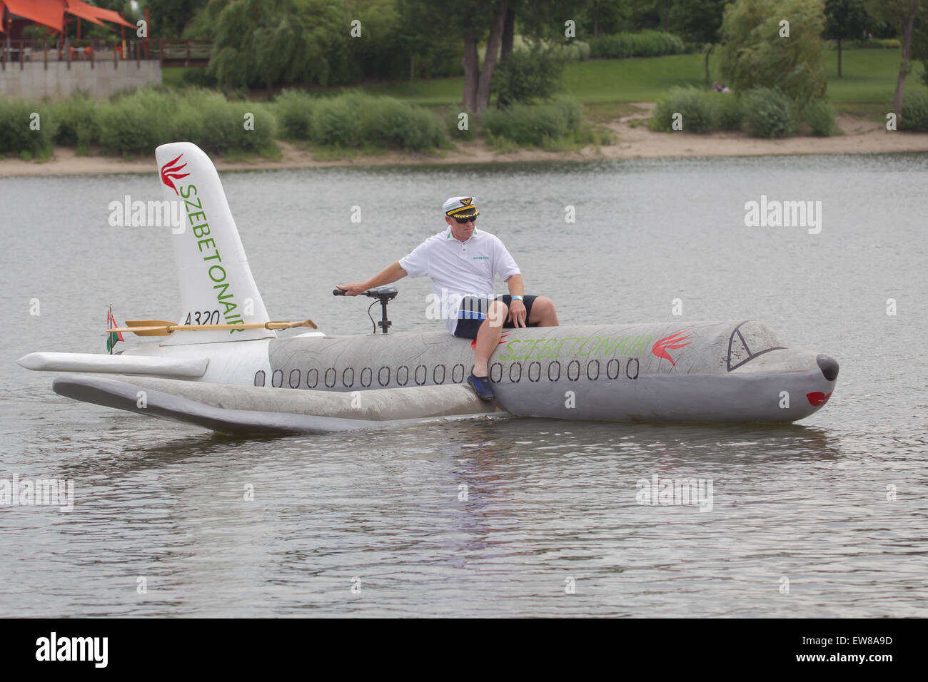 Airplane on boat hi-res stock photography and images - Alamy