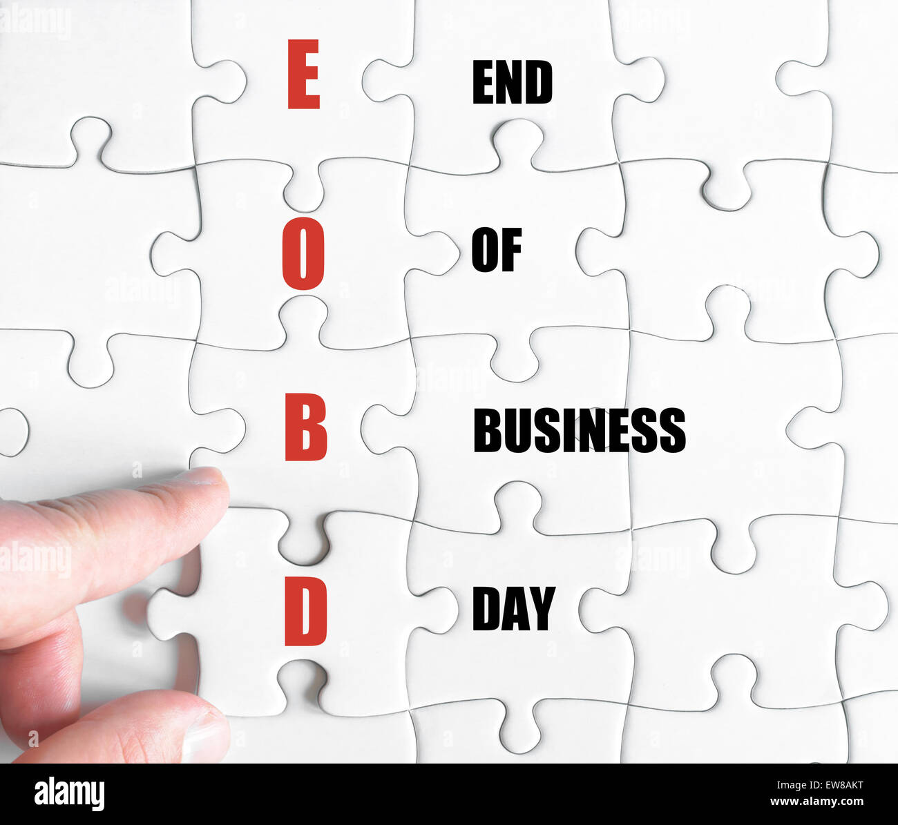 Concept image of Business Acronym EOBD as End Of Business Day Stock ...