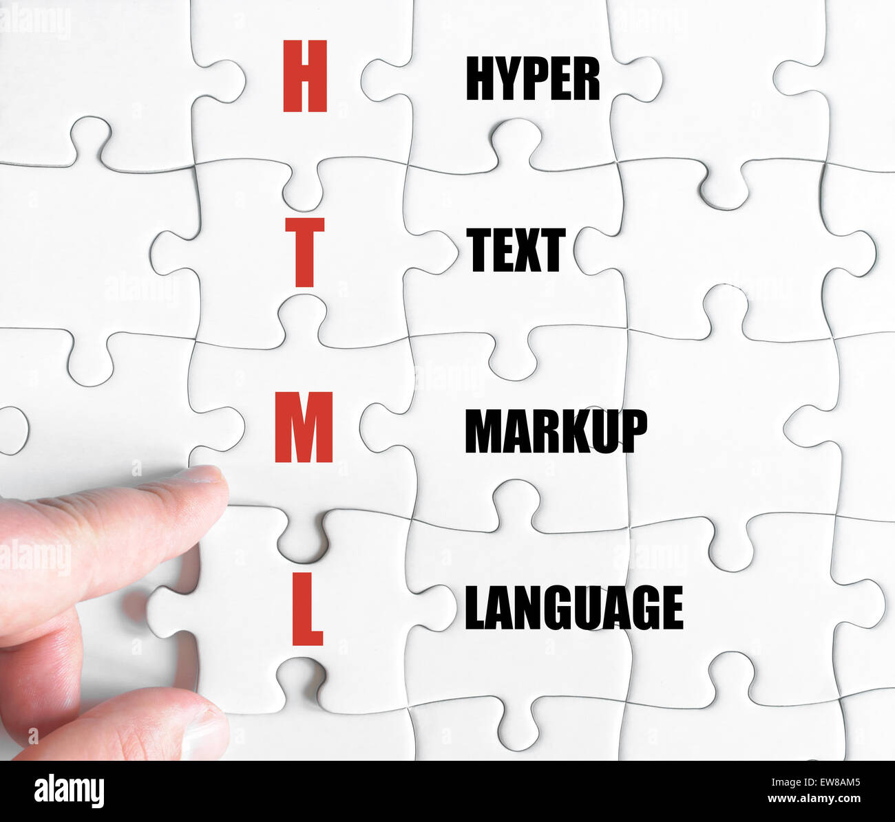 Html hyper text markup hi-res stock photography and images - Alamy