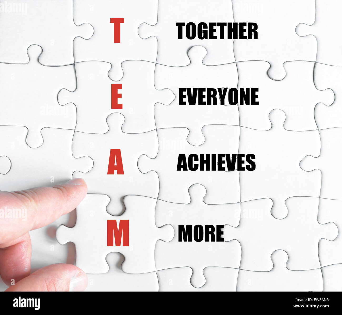 Team together everyone achieves more hi-res stock photography and ...