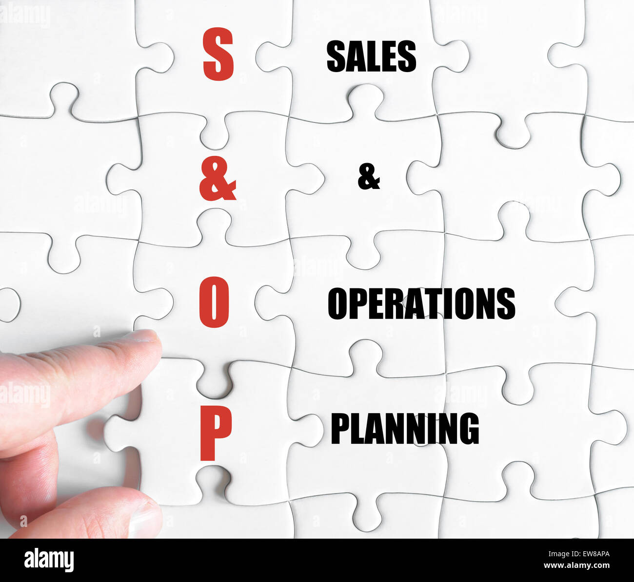 Concept image of Business Acronym SOP as Sales And Operations Planning ...