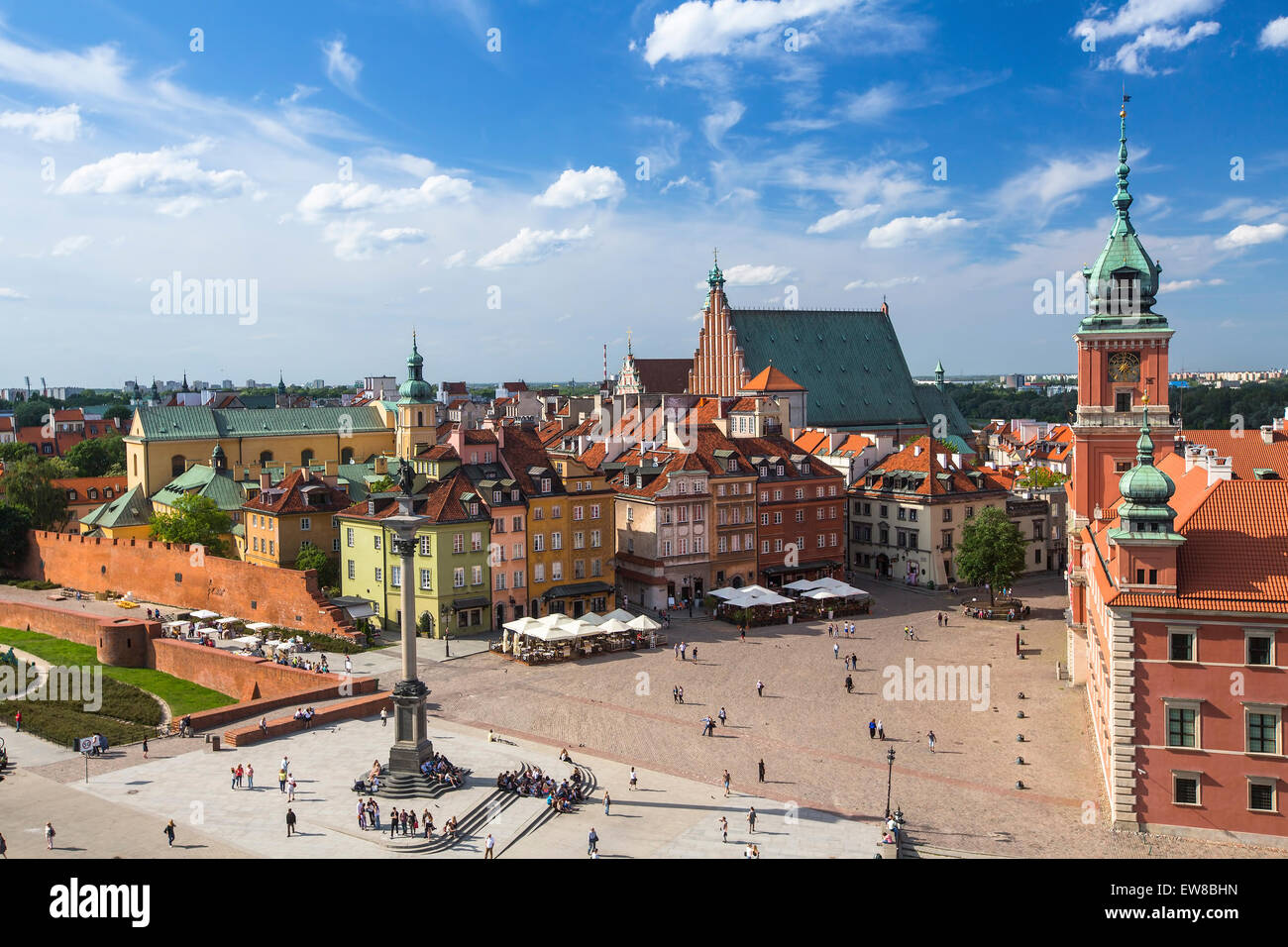 Warsaw beautiful scenic square hi-res stock photography and images - Alamy