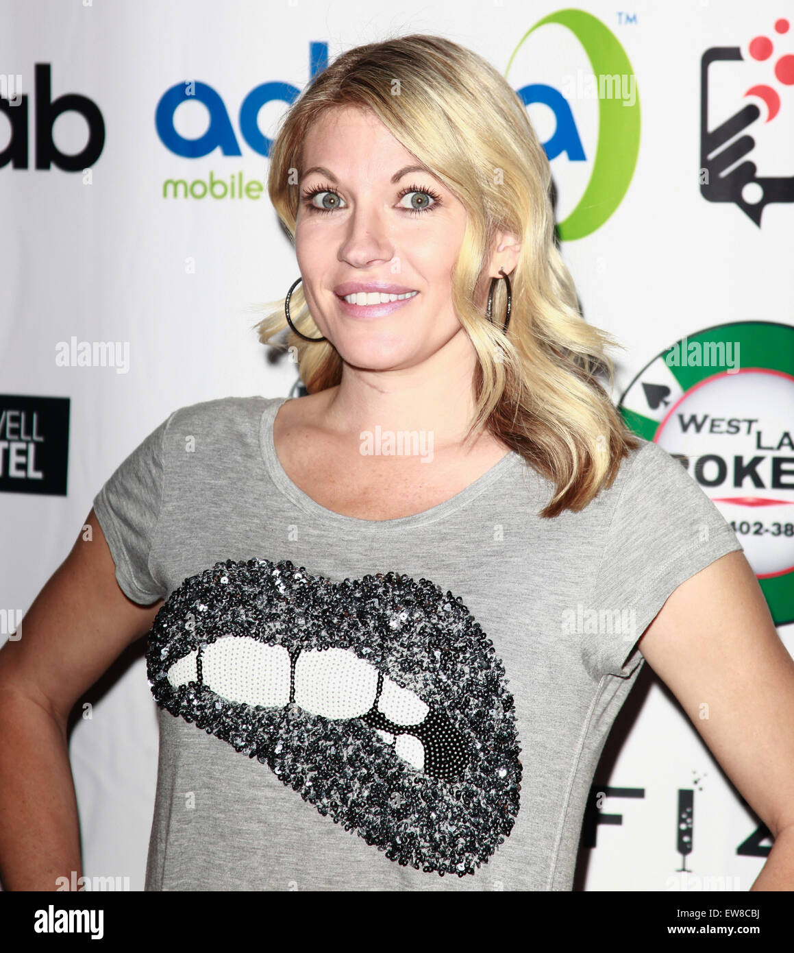 Las Vegas, Nevada, USA. 19th June, 2015. Alicia Webb attends the ...