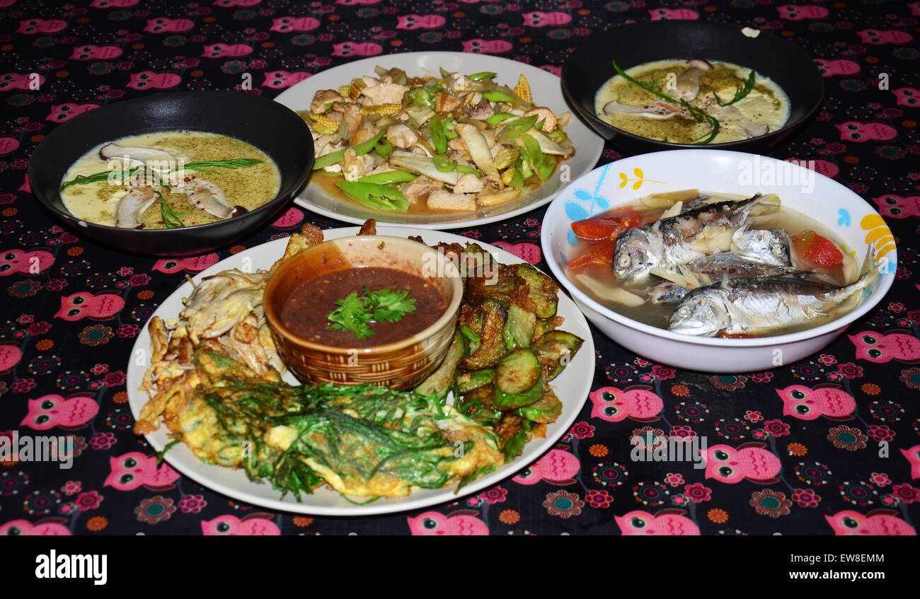 Thai local food egg pork hi-res stock photography and images - Alamy