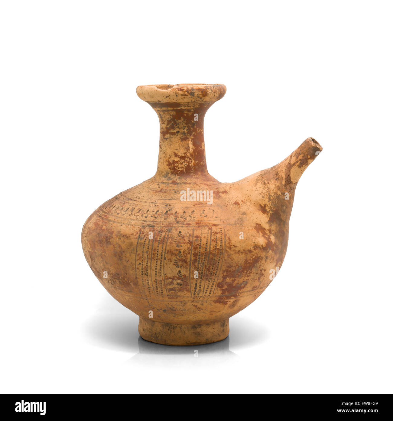 Antique clay ewer isolated on hi-res stock photography and images - Alamy