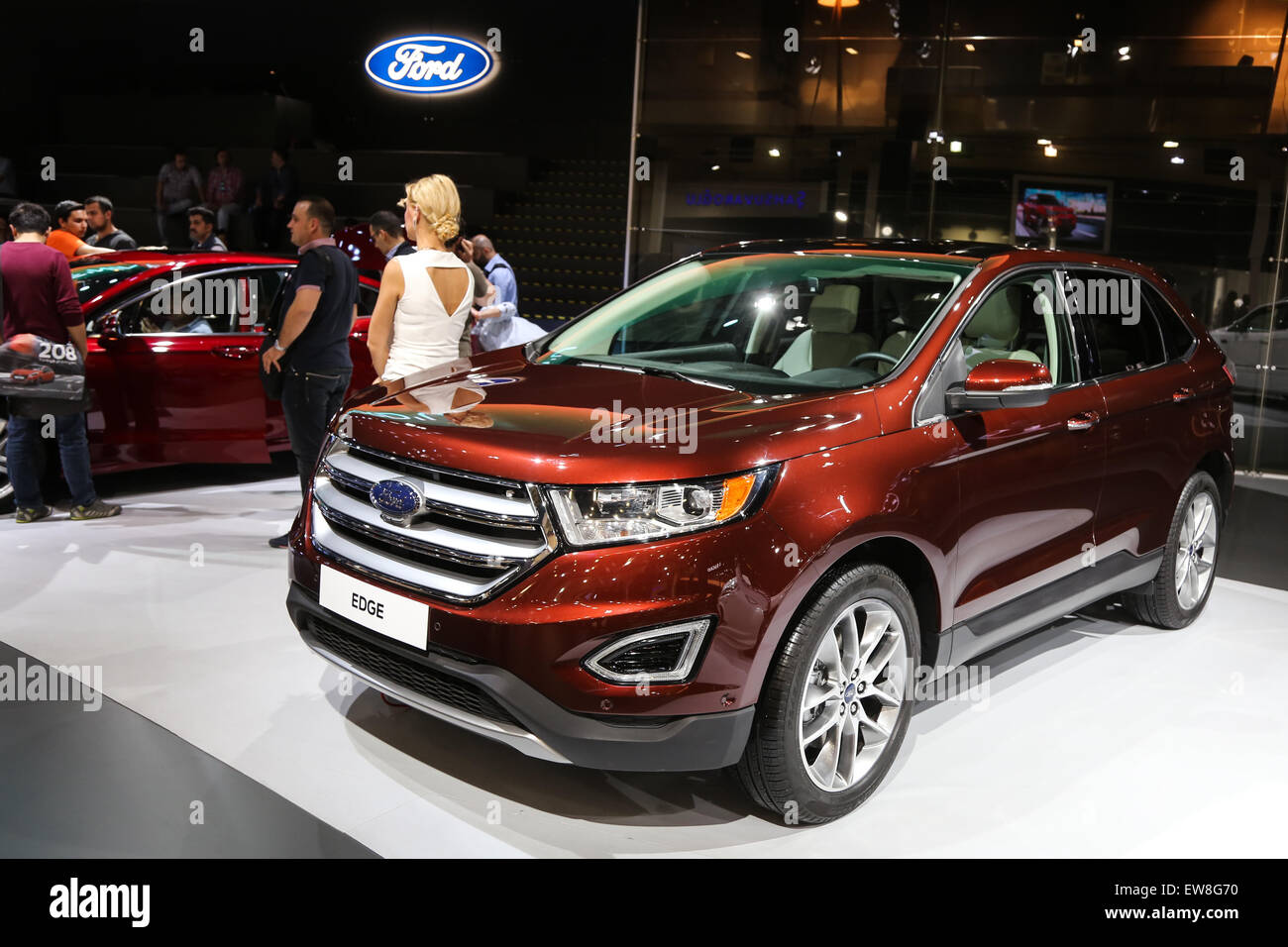 ISTANBUL, TURKEY - MAY 30, 2015: Ford Edge in Istanbul Autoshow 2015 ...