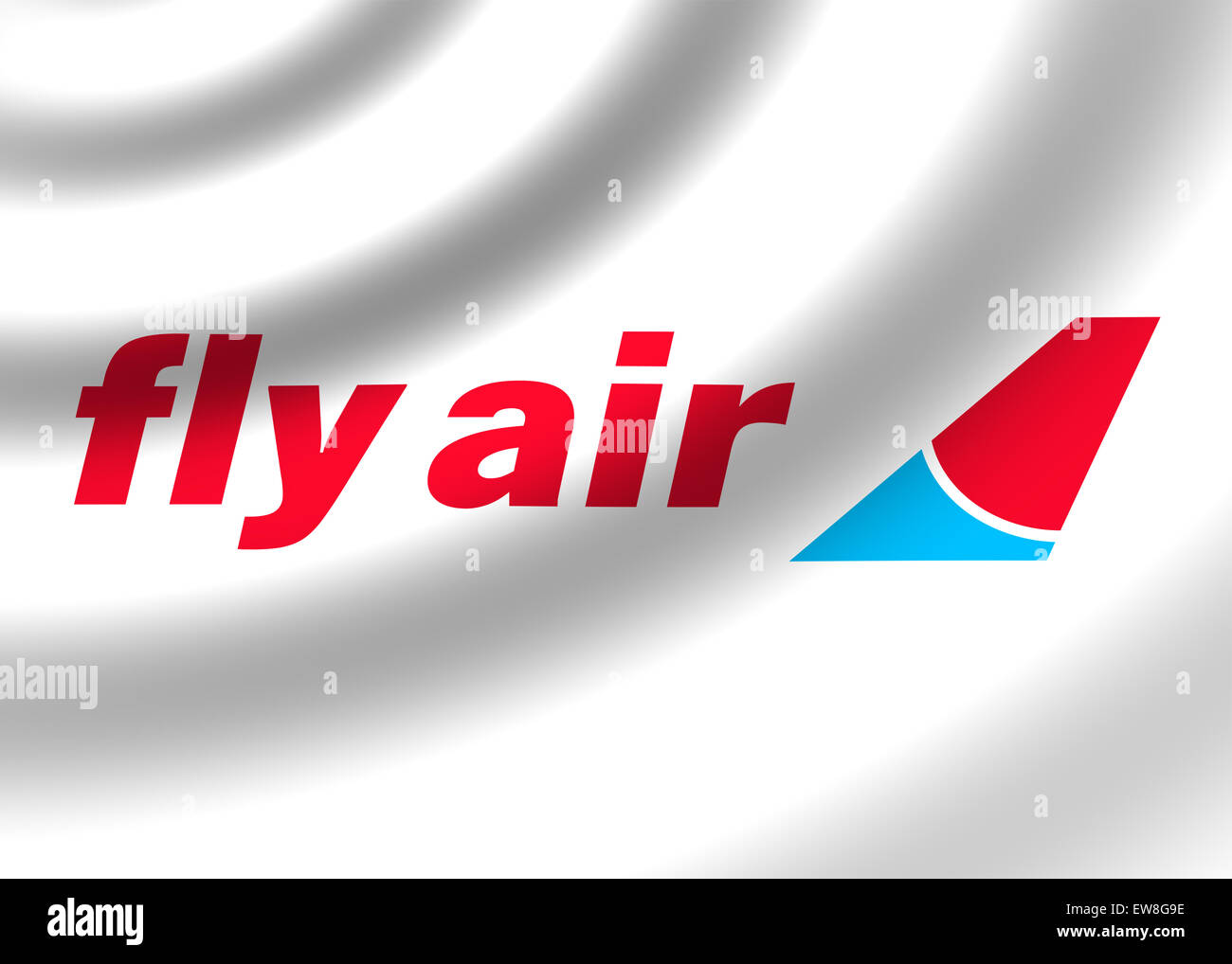 Fly Air logo symbol icon flag emblem sign Stock Photo - Alamy