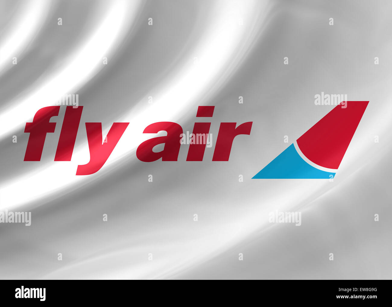Fly Air logo symbol icon flag emblem sign Stock Photo - Alamy