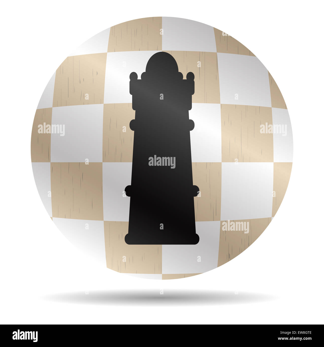 Icon chess queen. Chessboard symbol, checkmate and rank, button and ...