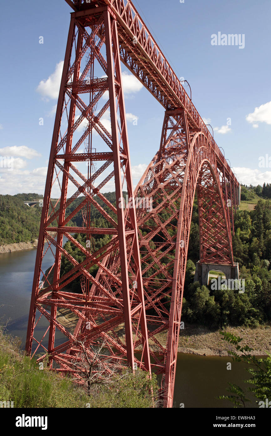The garabit viaduct built by gustave eiffel hi-res stock photography ...