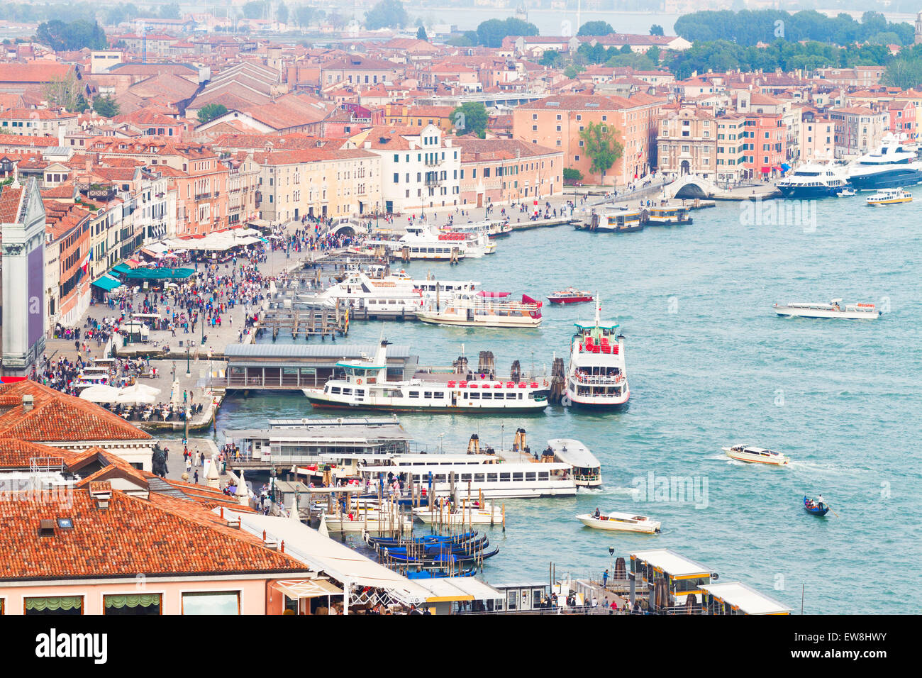 harbour of Venice, Italy Stock Photo - Alamy