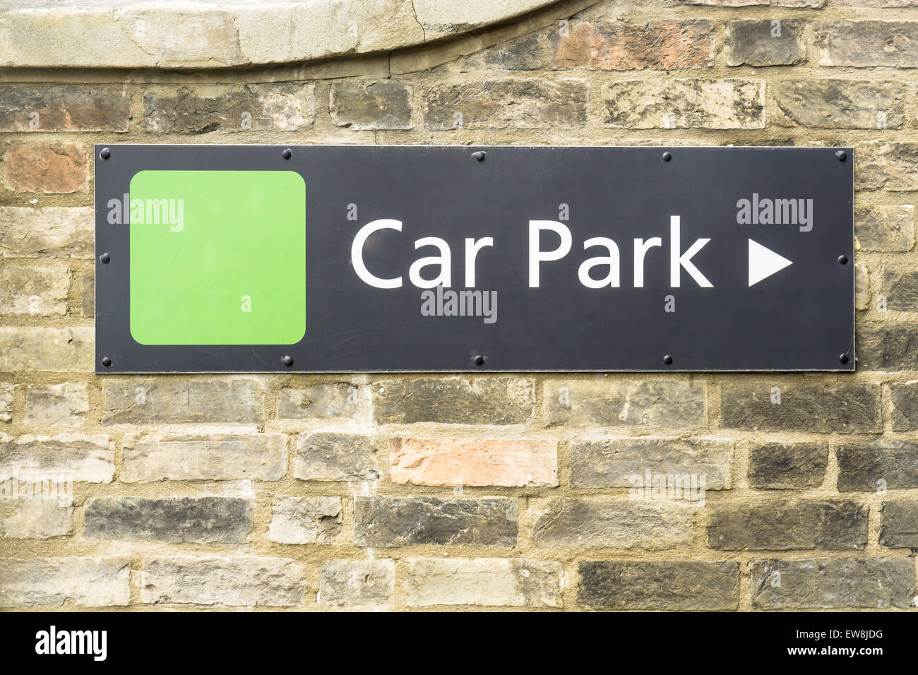 Car Park sign and direction conceptual image Stock Photo - Alamy