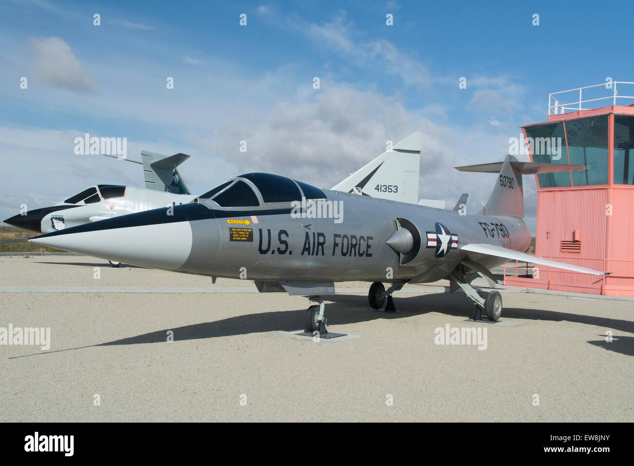 Lockheed F-104C Starfighter, one of the aircraft on display at the ...
