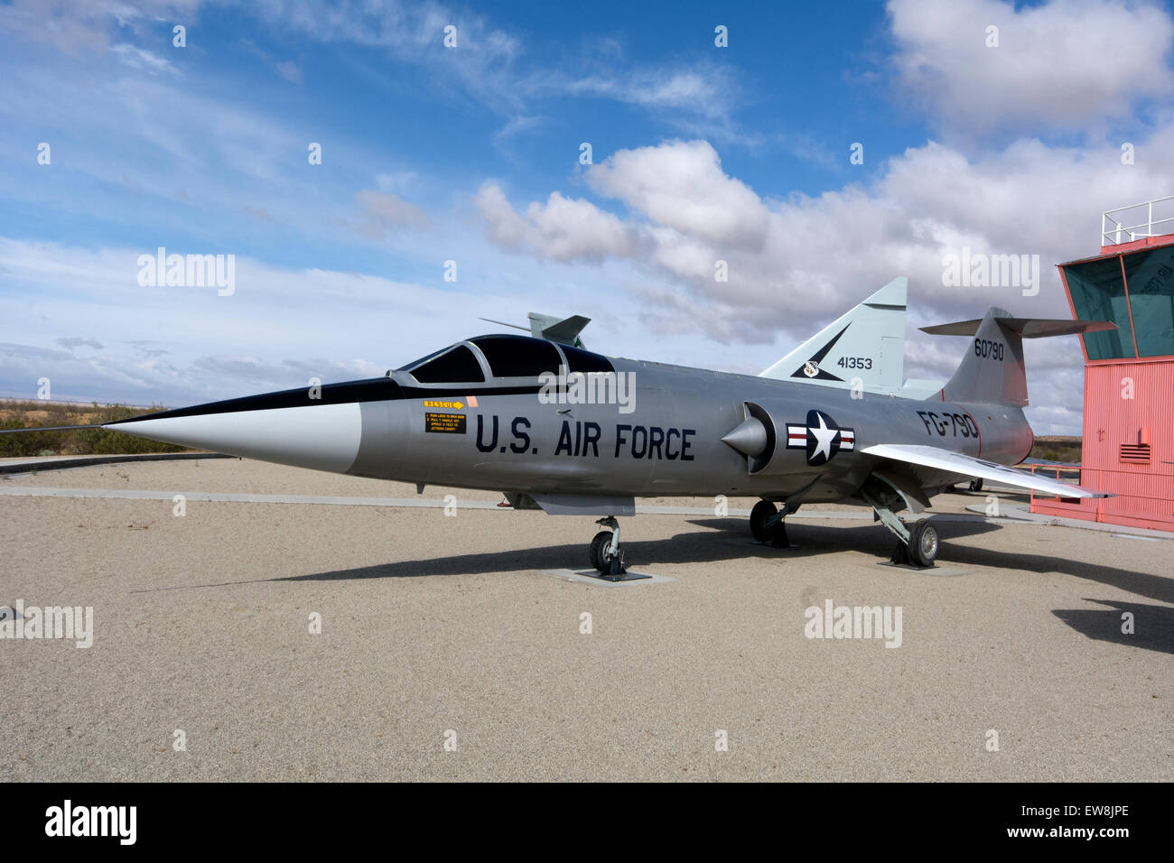 Lockheed F-104C Starfighter, one of the aircraft on display at the ...