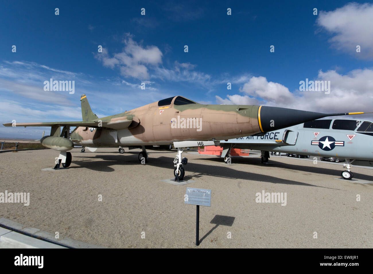 Republic F-105D Thunderchief , one of the aircraft on display at the ...