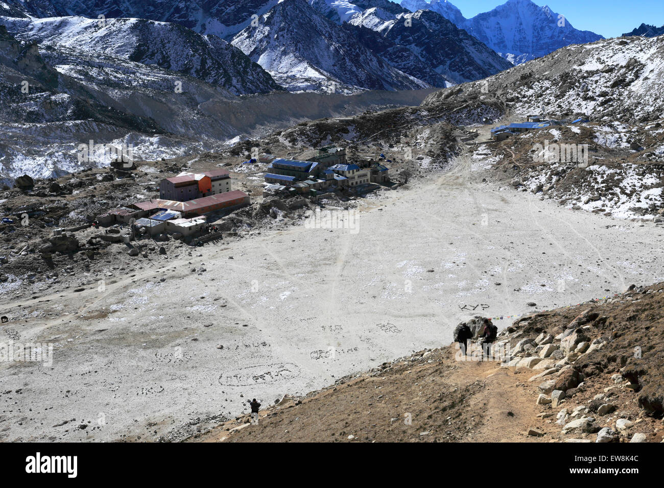 Gorak Shep village, Everest base camp trek, UNESCO World Heritage Site ...