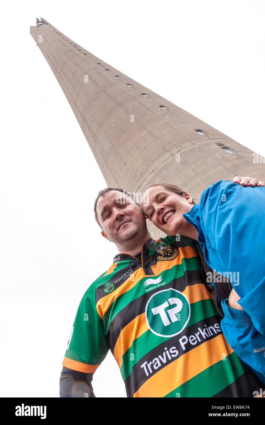 Northampton, U,K. 20th June, 2015. The National Lift Tower. Beryl Erwin ...
