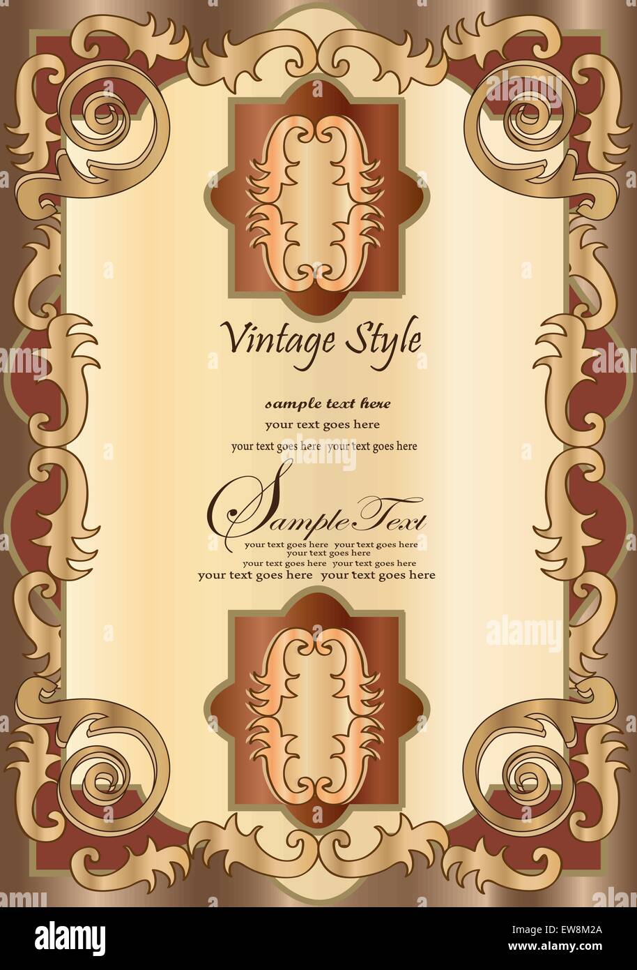 Vector vintage illustration Stock Vector Image & Art - Alamy