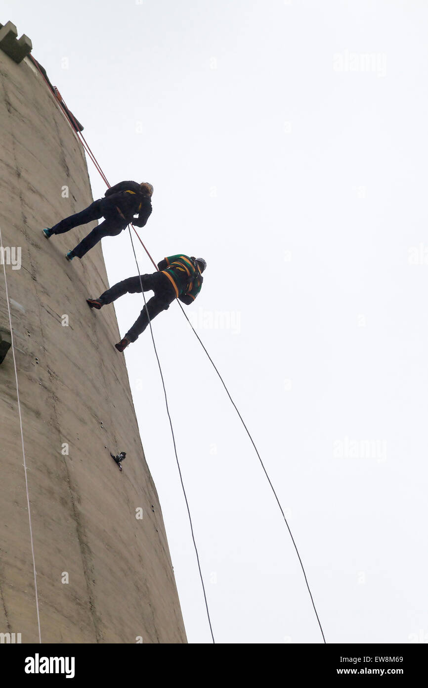 Northampton, U,K. 20th June, 2015. The National Lift Tower. Beryl Erwin ...