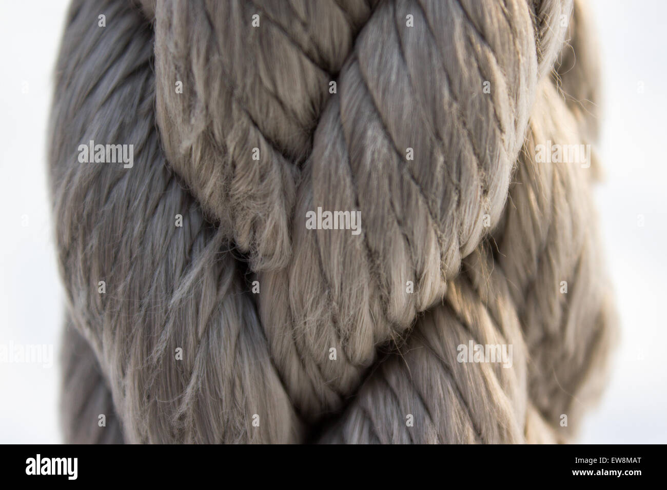 Gray nautical rope, closeup background texture Stock Photo - Alamy