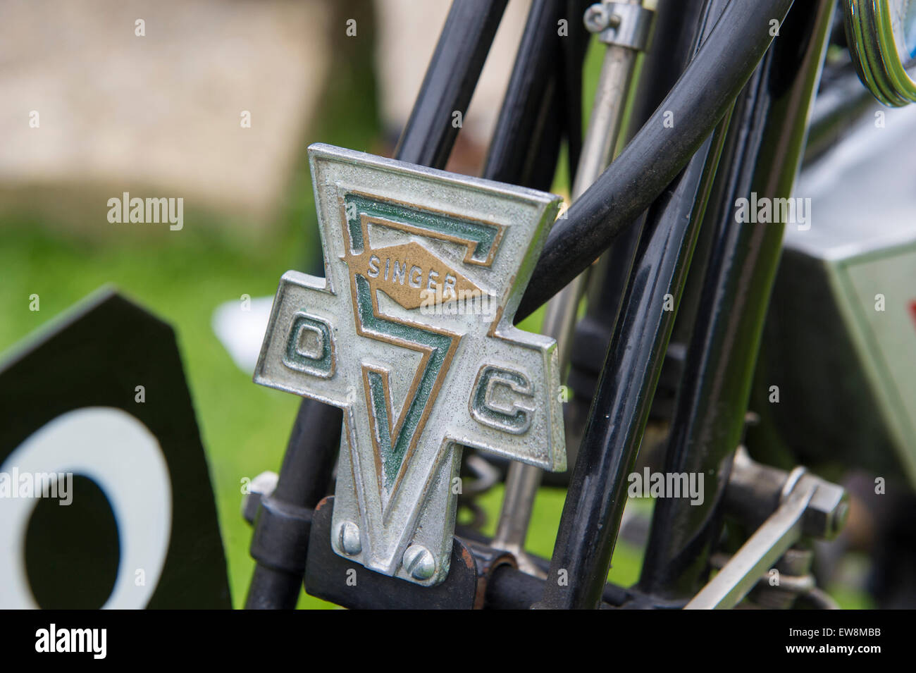 Classic, concourse condition Singer motor cars at an annual convention ...