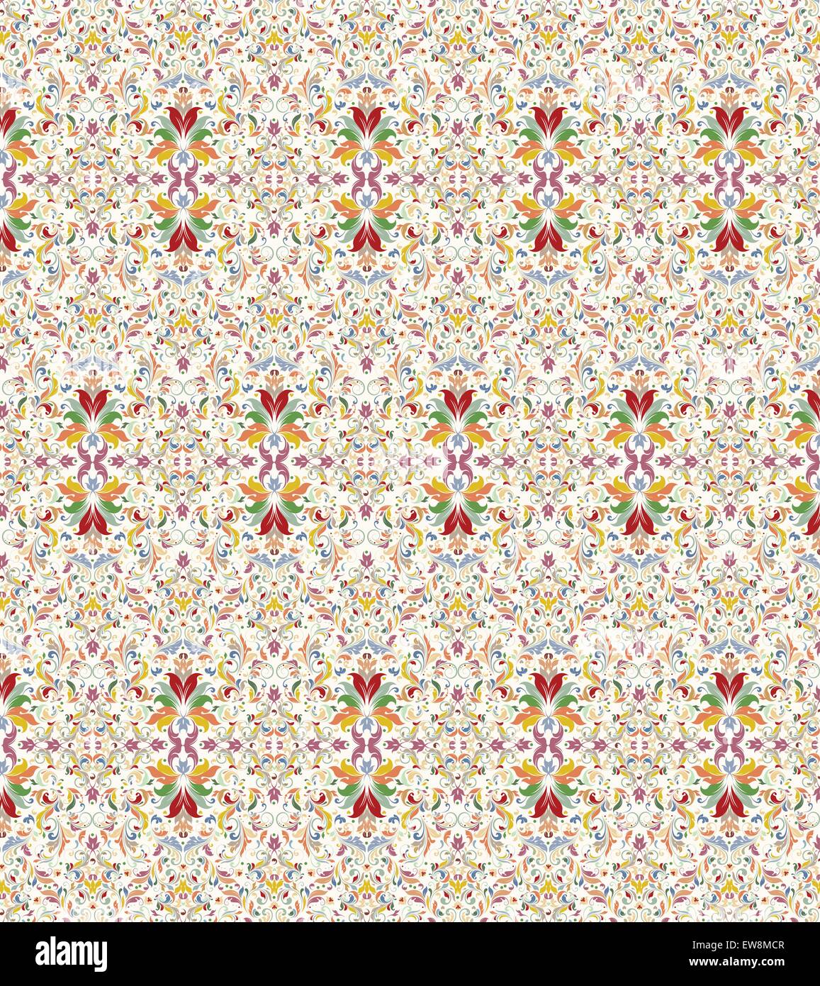 Vintage background with ornate elegant retro abstract floral design ...