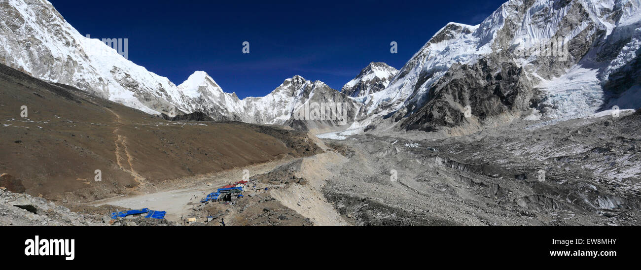 Gorak Shep village, Everest base camp trek, UNESCO World Heritage Site ...