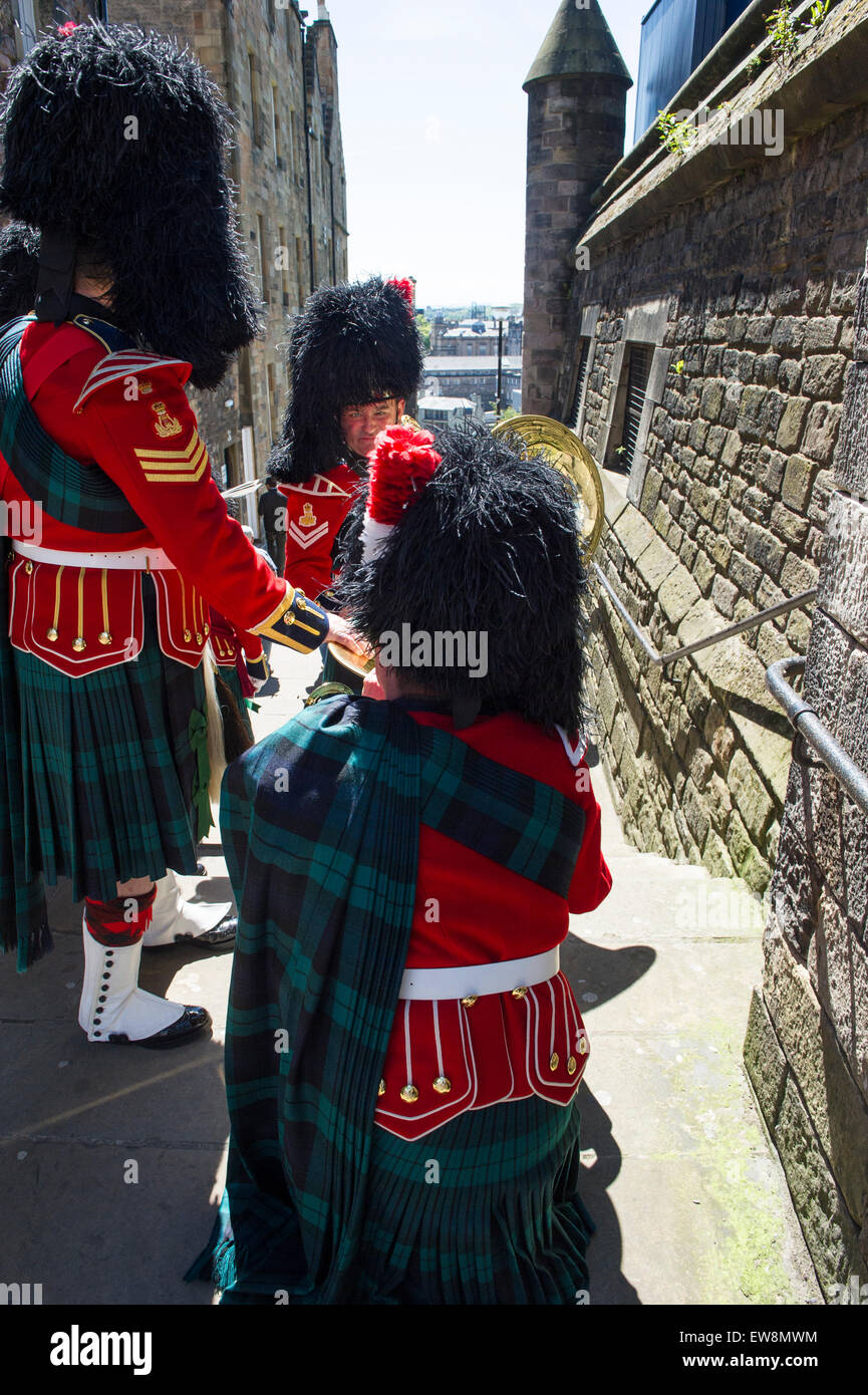 Scots guards off duty near hi-res stock photography and images - Alamy